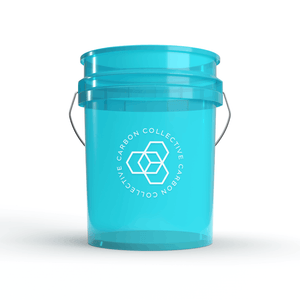 【CARBON COLLECTIVE（カーボンコレクティブ）】Clear Teal Detailing Bucket｜クリアバケツ